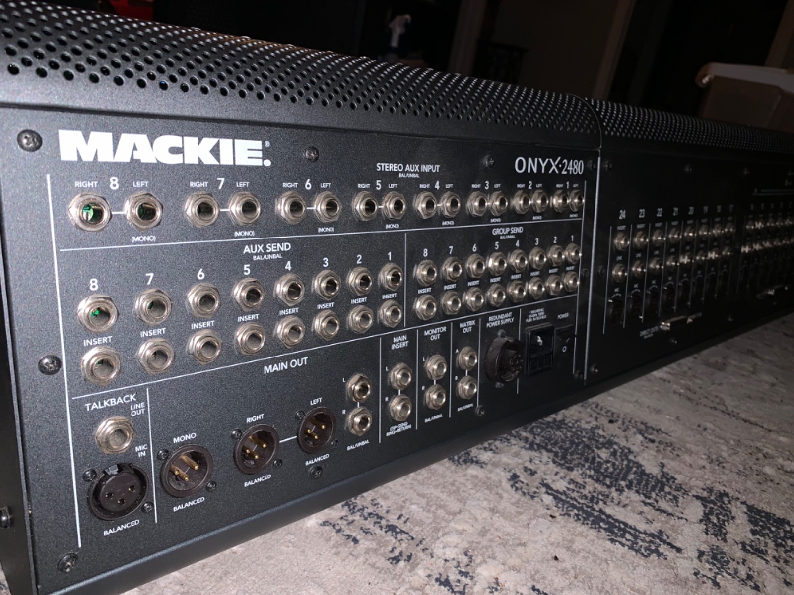 Mackie Onyx 2480 24 Channel Live Analog Soundboard Used LOCAL PICKUP ...