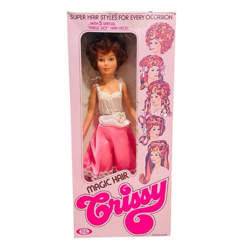 Vintage Ideal 18" Crissy Doll 1977 Magic Hair Redhead with Hair Pieces ...