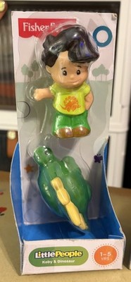 Fisher-Price Little People Koby & Dinosaur toy set. Nib | eBay