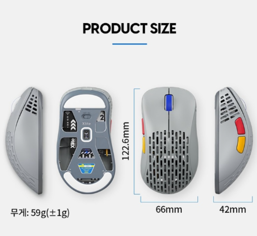 Pulsar Xlite V2 Retro Edition Wireless Ultra Light 59g Gaming Mouse_UPS ...