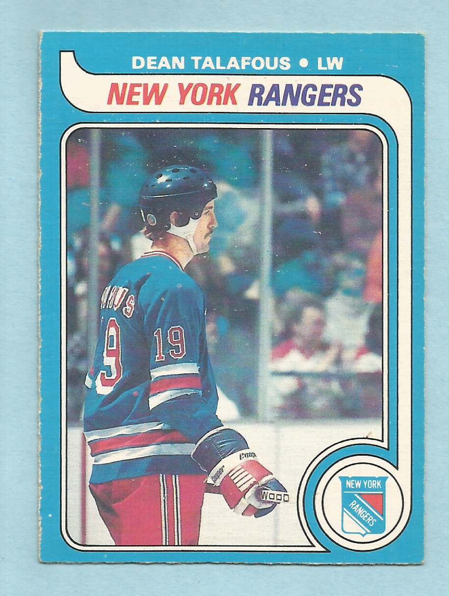 1979-80 O-Pee-Chee OPC Hockey Dean Talafous #54 New York Rangers NM/MT ...