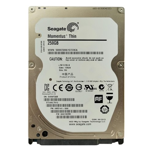 Seagate 250GB ST250LT012 7200RPM 16MB SATA 2.5" Laptop HDD Hard Disk ...
