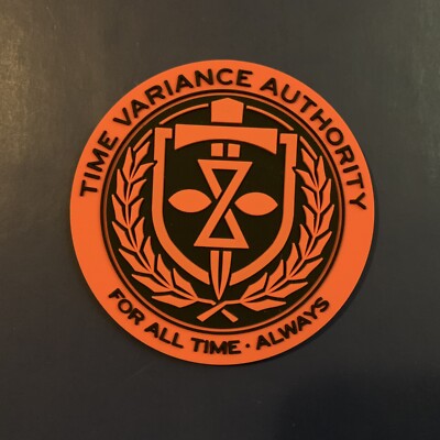 Loki TVA Time Variance Authority Rubber Patch Marvel Disney Prop ...