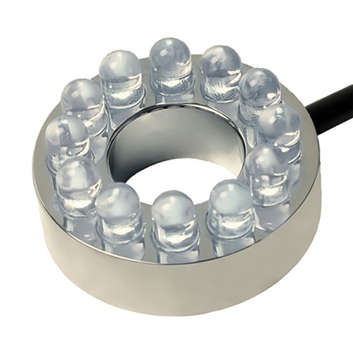 12 LED Blue Ring Light Submersible for Ponds & Water Garden Fountains ...