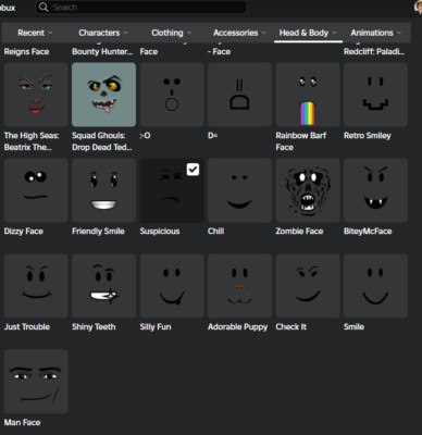 Roblox Account w/ Rainbow Barf Face + other exclusives/limiteds | eBay