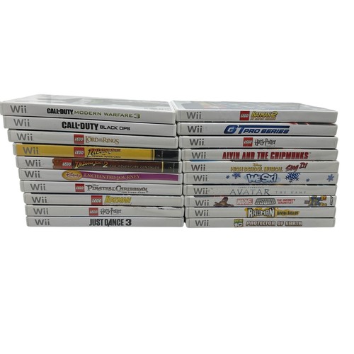 Lot of 20 Different Nintendo Wii Games With Cases | eBay