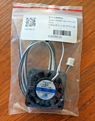 Wanhao I3 Mini Cocoon Create Model Maker 3D printer extruder fan | eBay ...