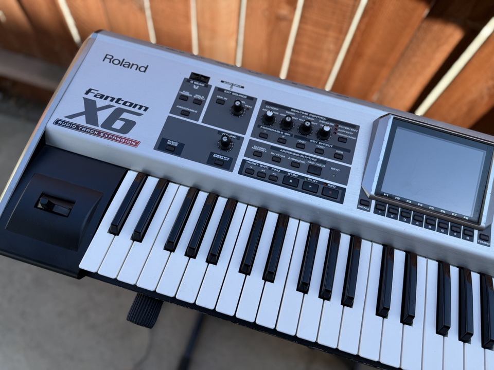 Roland Fantom-X6 61-Key Workstation Keyboard 2004 - 2008 - Silver | eBay