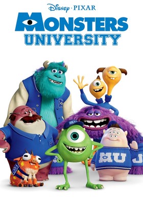 * MONSTERS UNIVERSITY * 2013 Movie Promo Poster, Multiple sized Poster ...