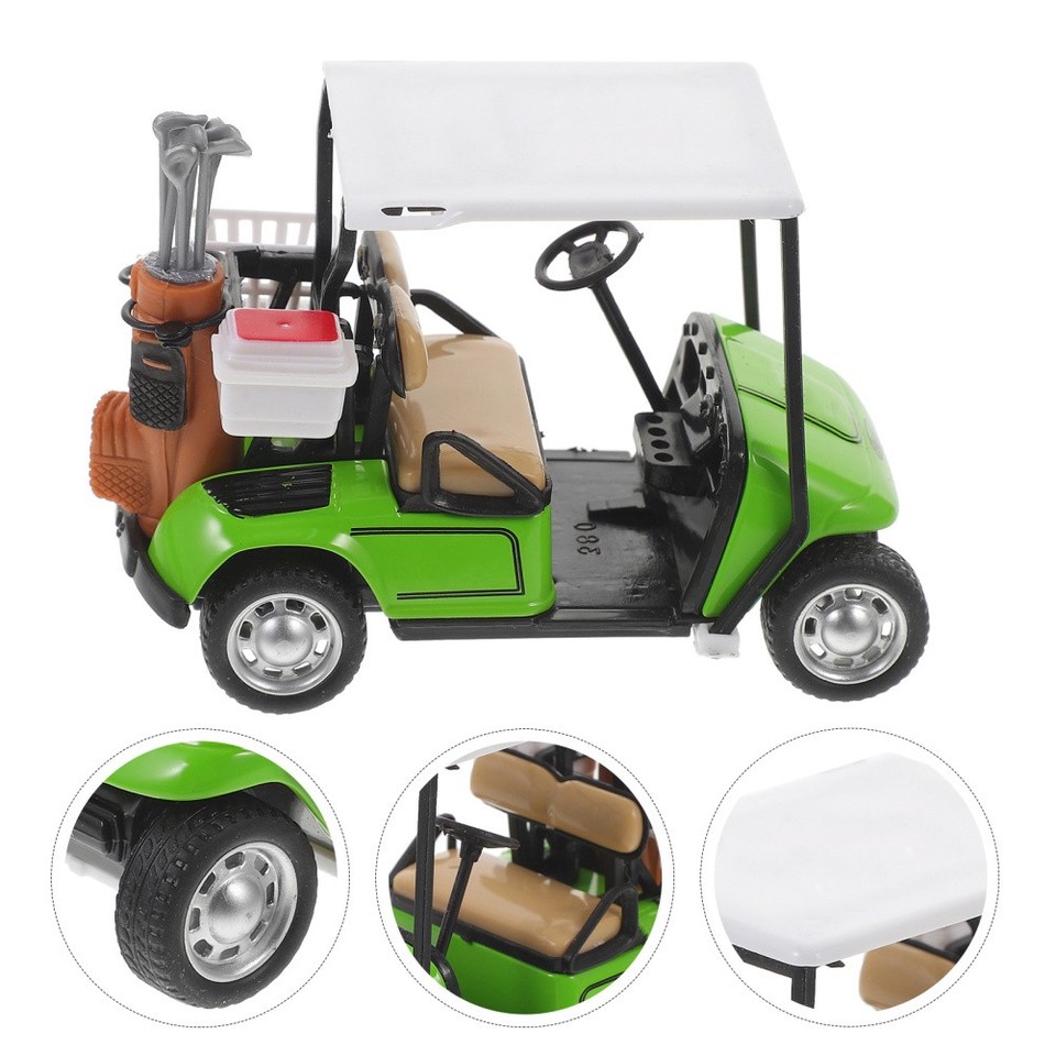 2 Pcs Diecast Collector Accessories Fiesta Party Golf Cart Decoration ...
