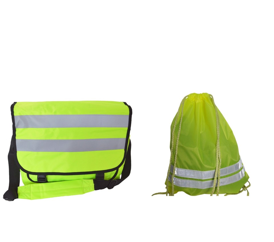 Hi Visibility Rucksack Backpack Safety Hi Vis Work Cycling Hiking Bulk ...