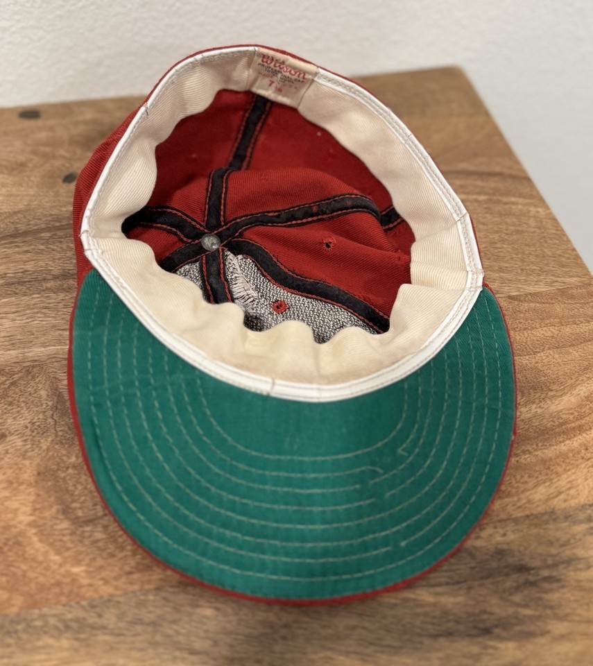 Vintage 1970's Philadelphia Phillies Game Issued Wilson Baseball Cap ...