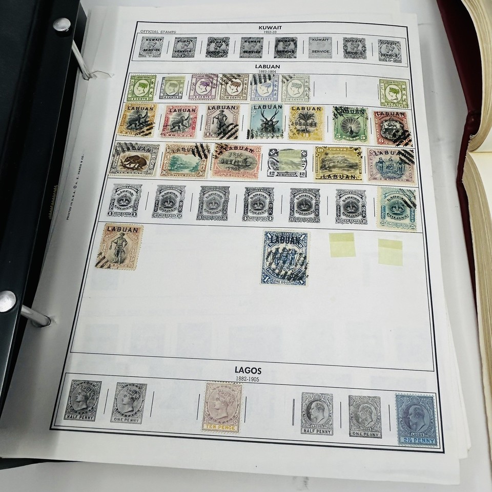 Over 2,000+ Stamps Standard World Harris Stamp Album Collection 8E46 | eBay