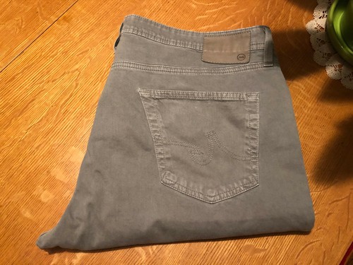 AG GRADUATE SATEEN TAILORED FIT GRAY JEANS 38 X 29 VERY NICE! | eBay