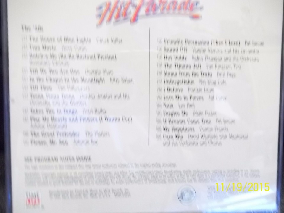 EXCELLENT Time Life Your Hit Parade 1956 HARD TO FIND HTF BUY IT | eBay