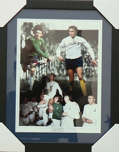 PAT JENNINGS &MARTIN CHIVERS SPURS SIGNED FRAMED | eBay Australia