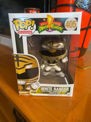White Ranger #405 Mighty Morphin Power Rangers Vinyl Figure Vaulted ...