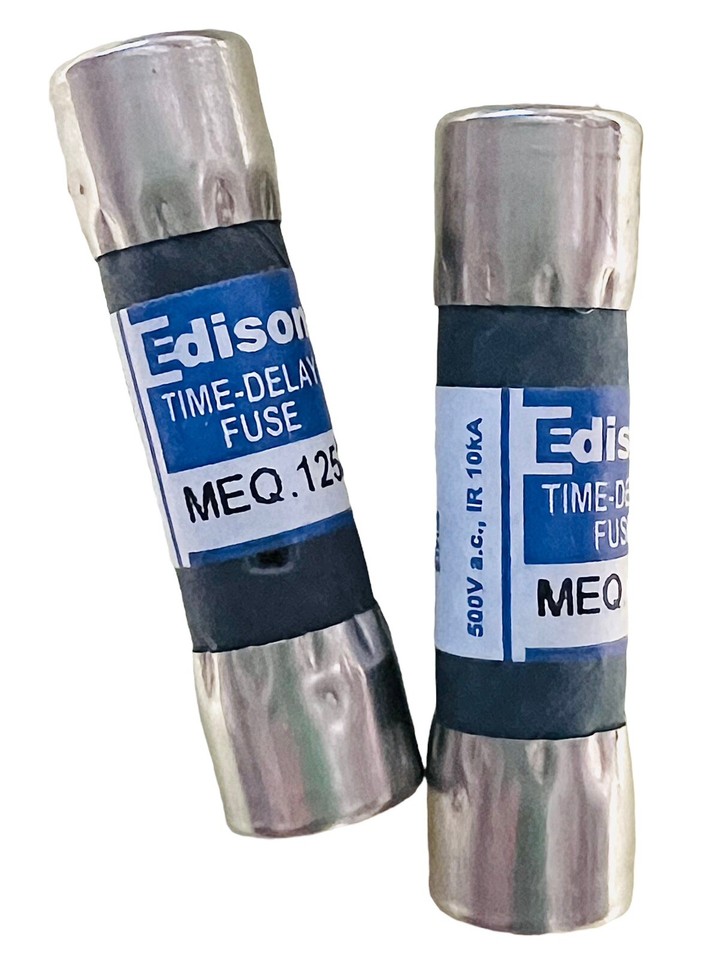 (11) Edison MEQ 0.125 Midget Time-Delay Fuses 0.125 Amp 500Vac | eBay
