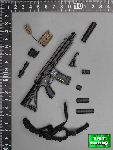 1:6 Scale Mini Times M016 Female SWAT Operator - 416 Assault Rifle Set ...