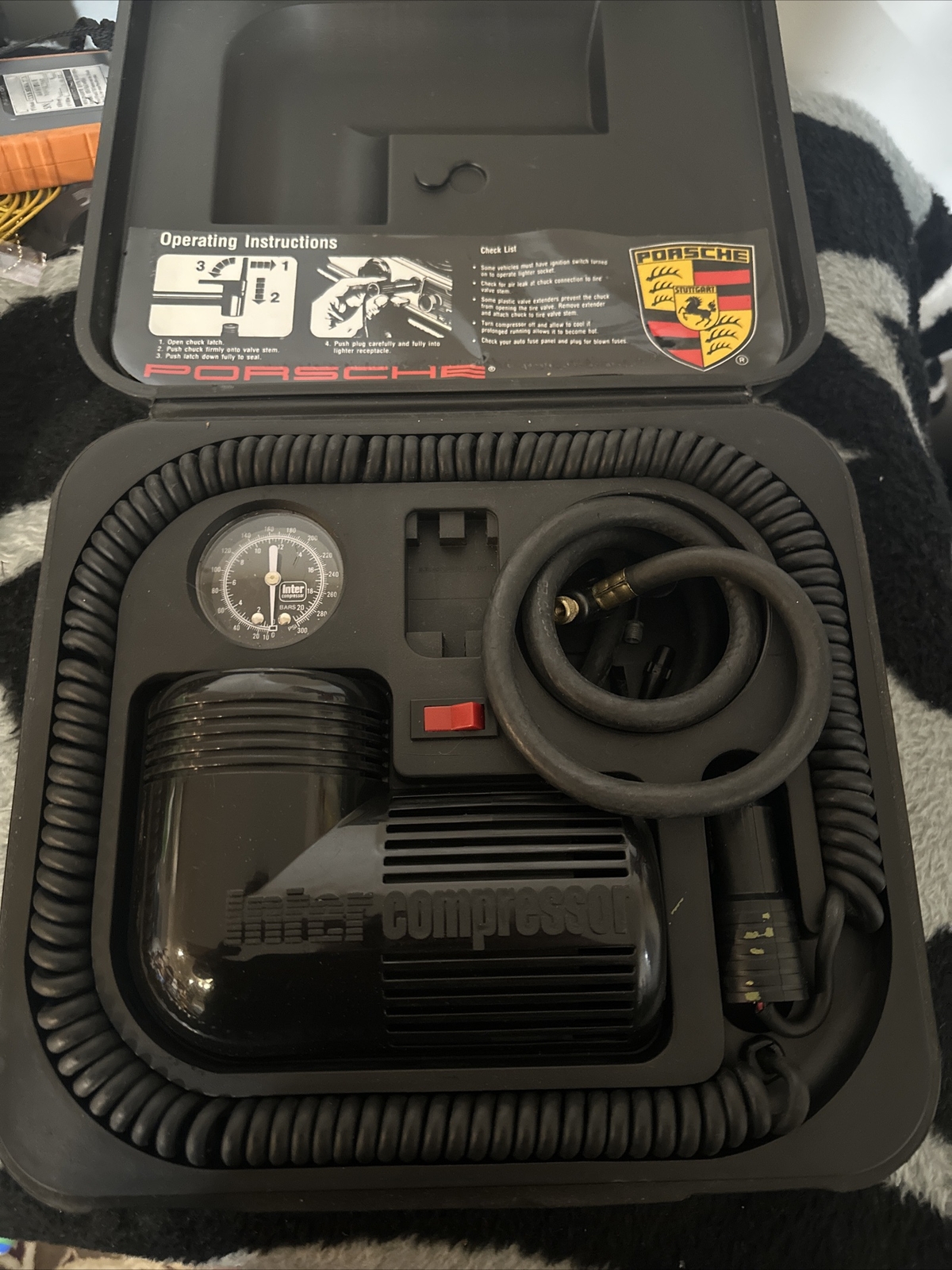 1986 1987 1988 Porsche 911 930 928 Tire Air Compressor Inflator ...