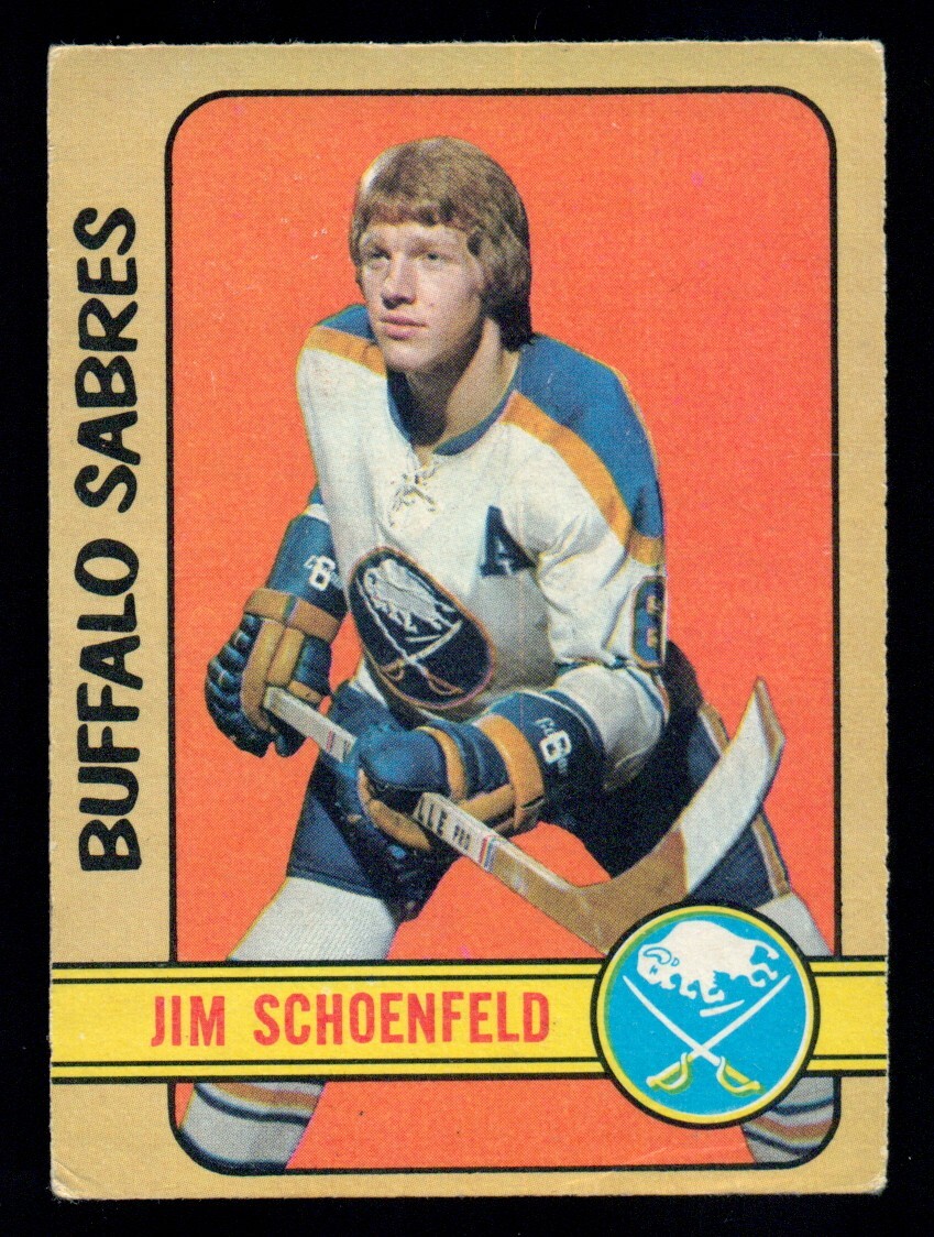 1972-73 OPC O PEE CHEE #220 JIM SCHOENFELD EX RC BUFFALO SABRES HOCKEY ...