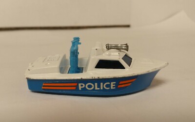 1976 Lesney Matchbox No # 52 Police Launch Boat, Superfast, very good ...