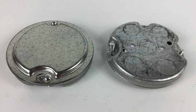 Raco 295-1 Round Ceiling Fan Rated Pan with 5-1/2" KO's 4" x 1/2"- 10 ...