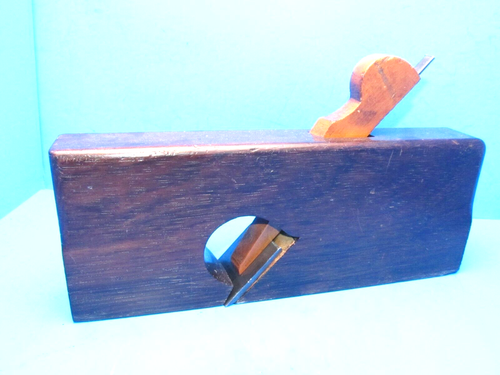 showy solid rosewood & boxwood 1-3/8" wood skew rabbet plane for ...