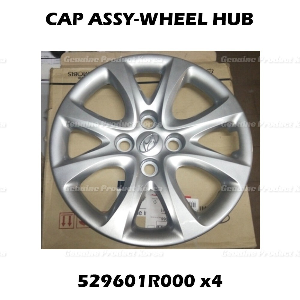 ⭐Genuine⭐ Wheel Hub Cap Cover 529601R000 4P 1SET for Hyundai Accent ...