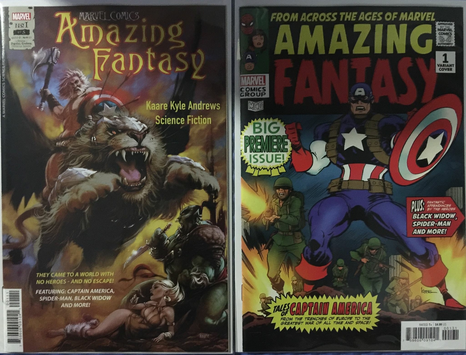 Amazing Fantasy 1 (2021) Cover A & B SET 1st Print | eBay