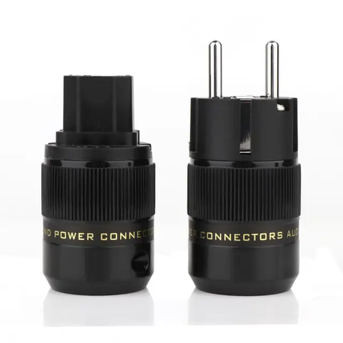 High Quality Schuko Power Plug EU Hifi European Male Female Power Plug ...