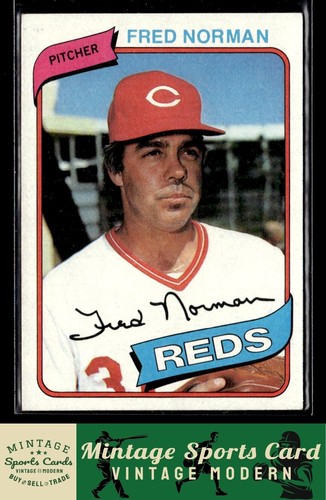1980 Topps - Fred Norman - #714 Cincinnati Reds | eBay