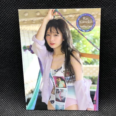 Rie Kaneko TCG CARD Regular 003 bikini Girl model 2018 Japanese Japan | eBay