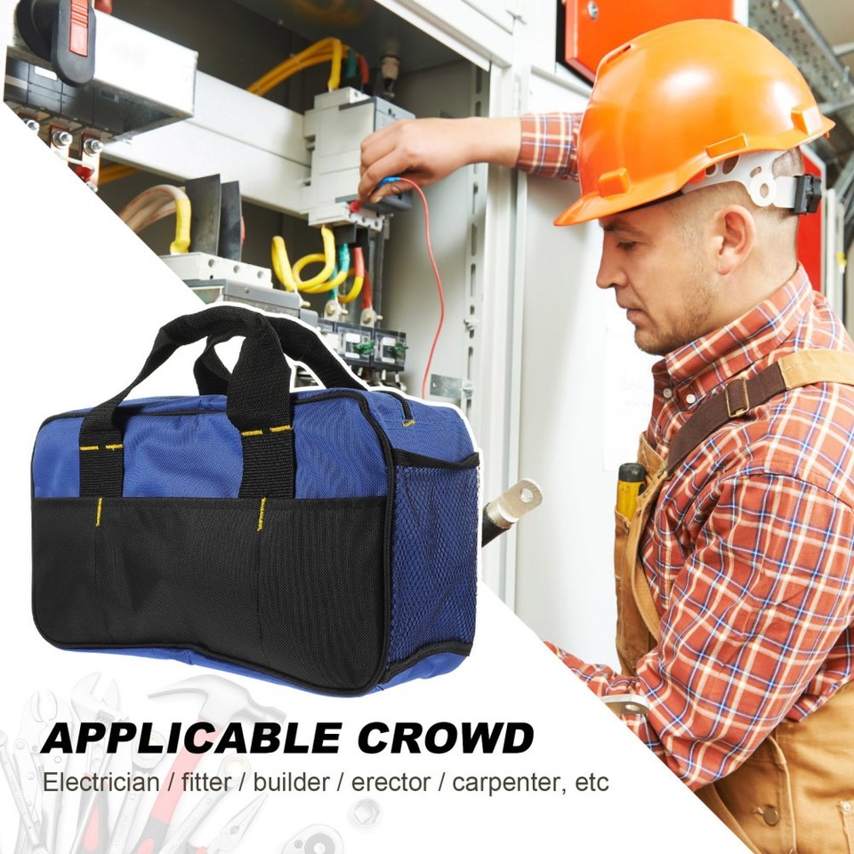 Tool Handbag Organizer Canvas Wide Open Pouch For Tool Storage | eBay UK