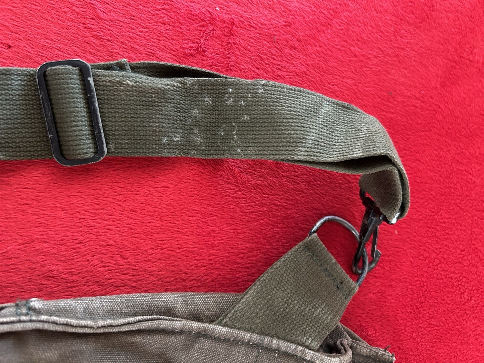 Vintage Military USGI M17A2 Field Protective Gas Mask Canvas Carrier ...