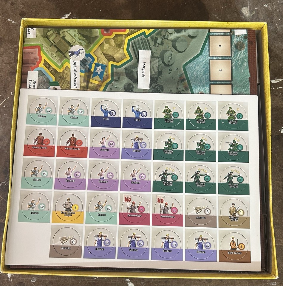 JUNTA BOARD GAME, AEG, 2015, OPEN BOX BUT COMPLETE AND UNPUNCHED! | eBay