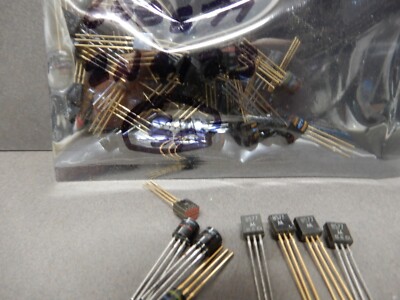 Motorola & Others 2N4123 TO-92 NPN Si Transistors (50) Wurlitzer P/N ...