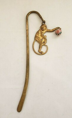 Monkey Bookmark Vintage Neiman Marcus NEW 2790 | eBay