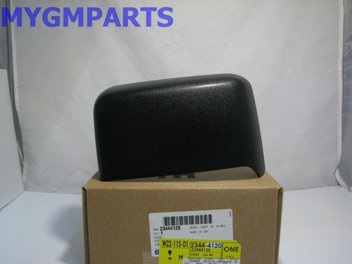 SILVERADO SIERRA BLACK TOWING MIRROR UPPER COVER CAP LEFT 2015-2017 NEW ...