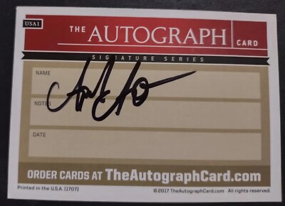 APOLLO ANTON OHNO USA OLYMPICS STAR SIGNED OUTSTANDING AMERICANS ...