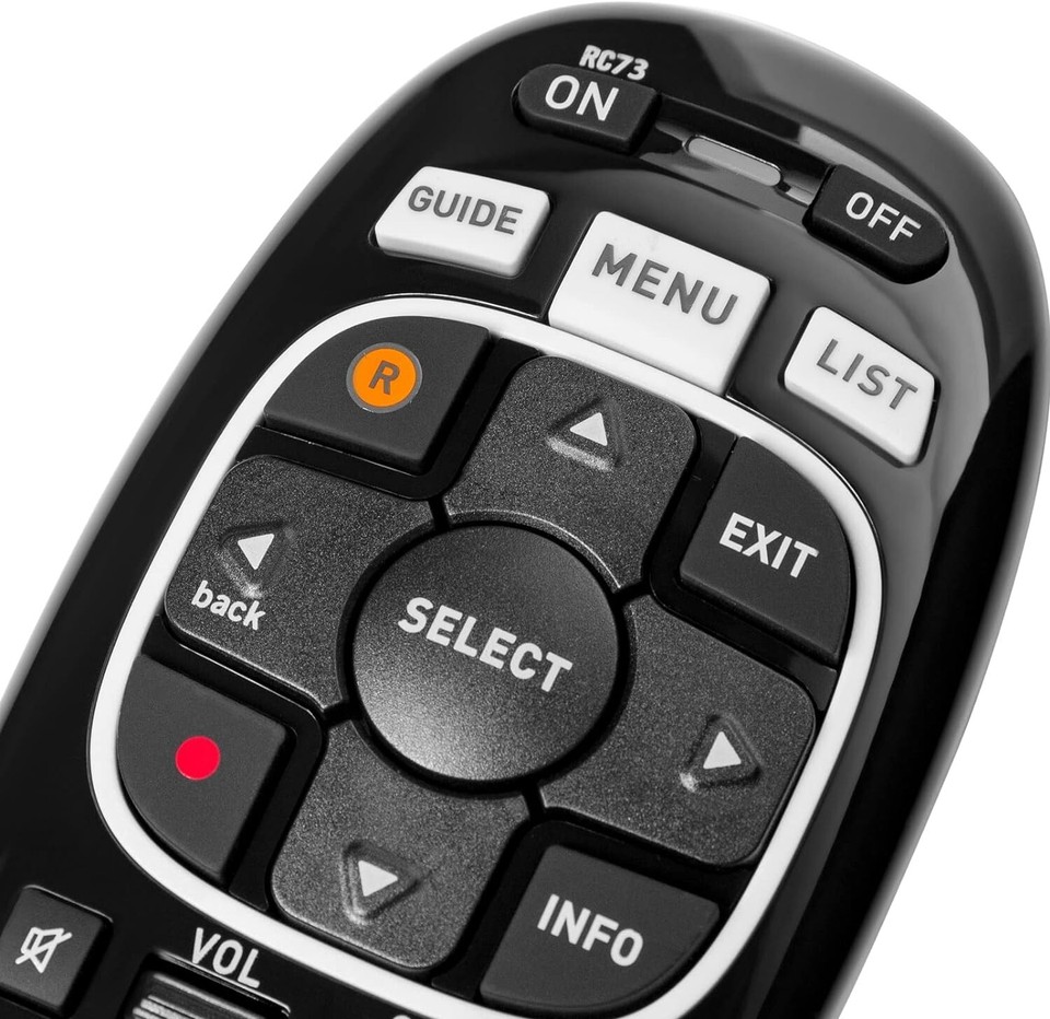 DIRECTV RC73 IR/RF REMOTE CONTROL FOR GENIE HR44 & CLIENT C41 W ...