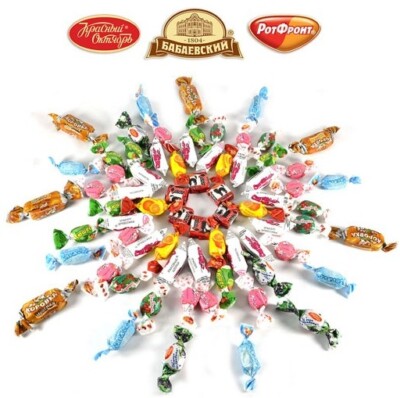 Russian Hard & Toffee Candy Mix KARAMELKA Popular Russian Sweets 3lb/1 ...
