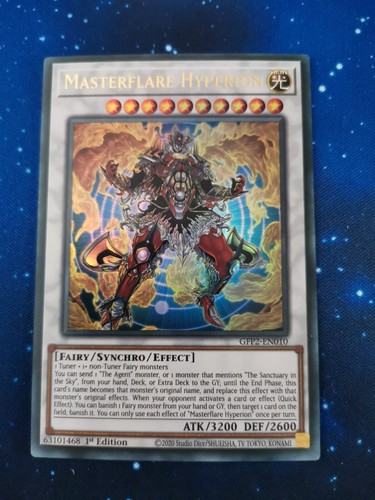 Masterflare Hyperion - GFP2-EN010 - Ultra Rare - 1st Edition - YuGiOh ...