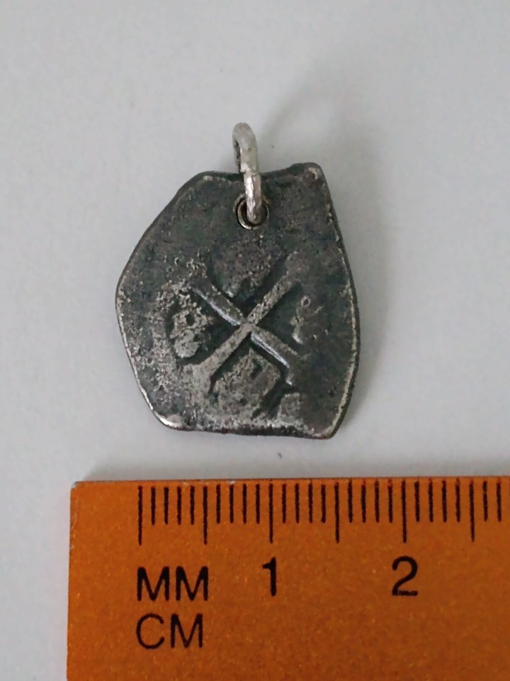 4 Reale Spanish Cob Coin Holed Mexico American Colonial 1500 ~1700's ...