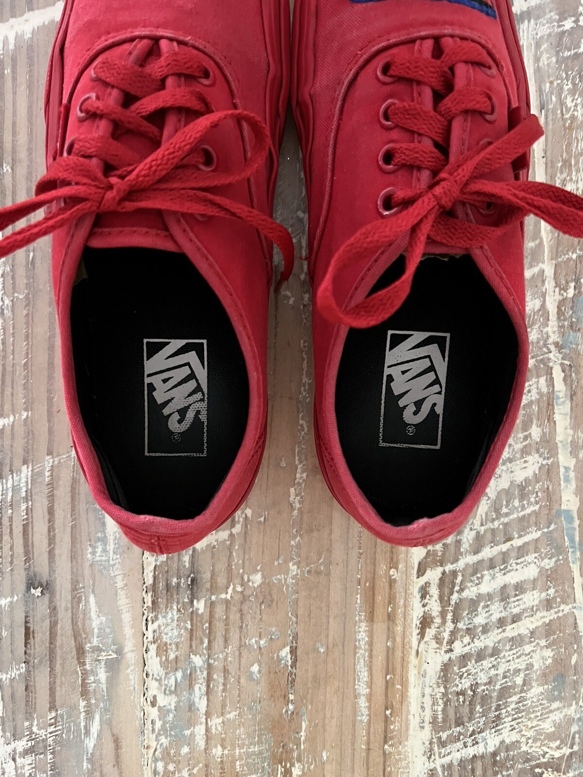 Vans Classic Triple Red Evil Third Eye Skate Shoes Sn… - Gem