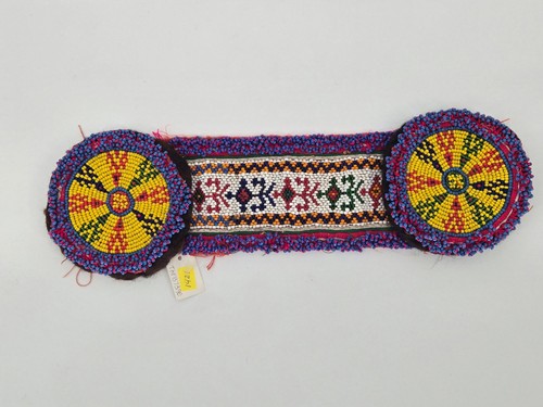 Vintage Hand Beaded Kuchi Medallion Embellishment Clothing/Belt Patch ...