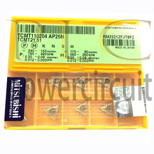 MITSUBISHI TCMT110204 AP25N Carbide Inserts CNC 10PCS | eBay