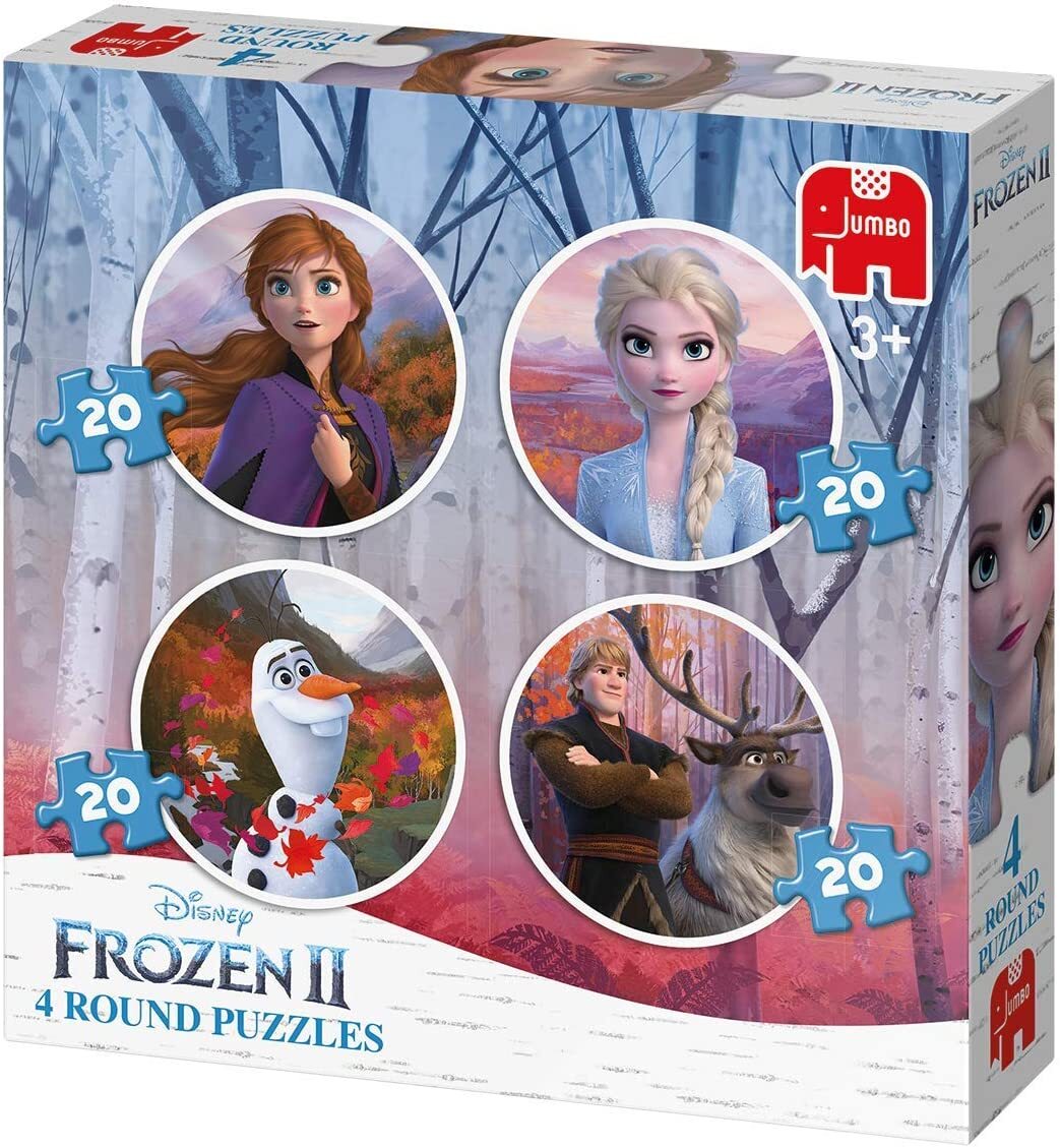 Jumbo 19746 Disney Frozen 2 2-4in1 Round Puzzles | eBay