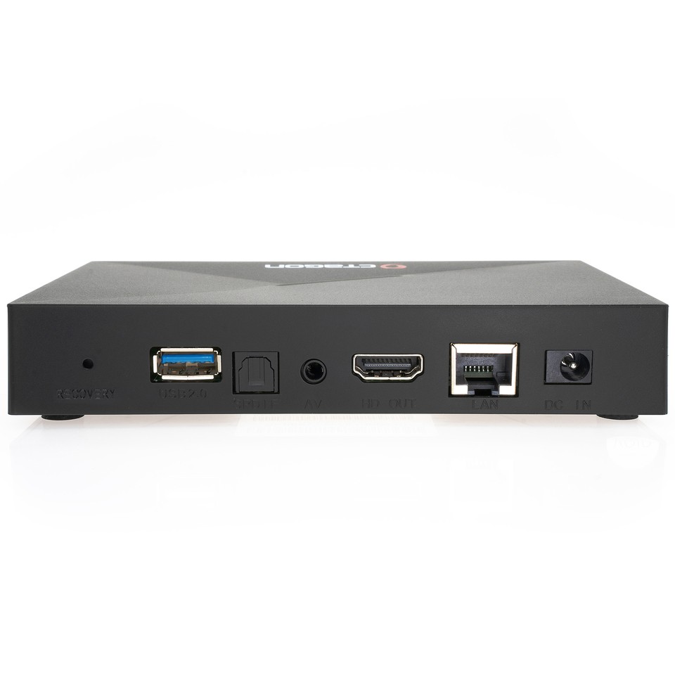 OCTAGON SPIRIT 4K UHD HDR10+ ANDROID TV OTT MEDIA STREAMING BOX 5G WLAN ...