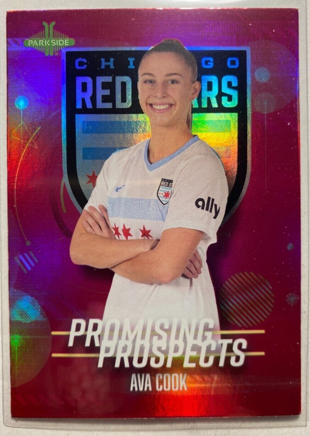 2022 NWSL SOCCER " HOT" #16 AVA COOK PROMISING PROSPECT RED FOIL | eBay